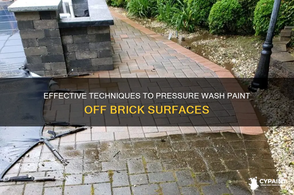 Effective Techniques To Pressure Wash Paint Off Brick Surfaces | CyPaint