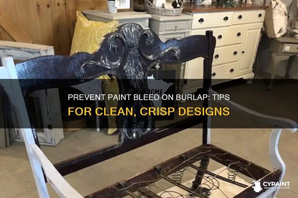 Prevent Paint Bleed On Burlap: Tips For Clean, Crisp Designs | CyPaint
