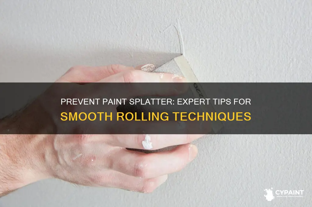 Prevent Paint Splatter: Expert Tips For Smooth Rolling Techniques | CyPaint