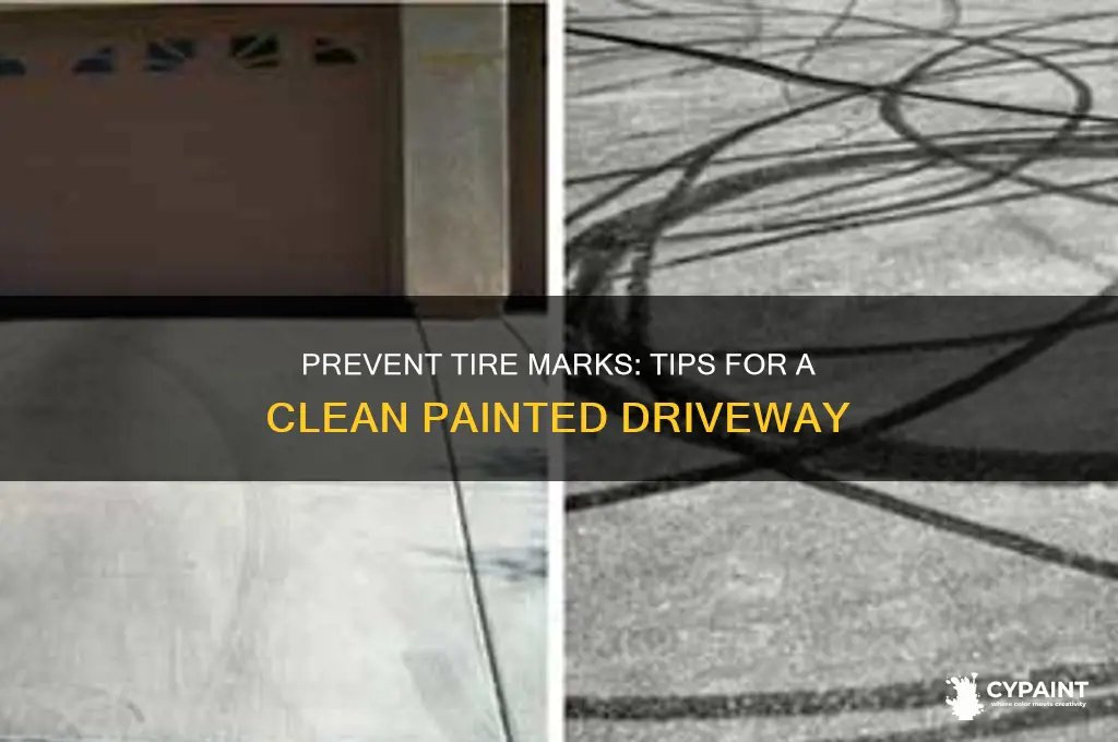 Prevent Tire Marks: Tips For A Clean Painted Driveway | CyPaint