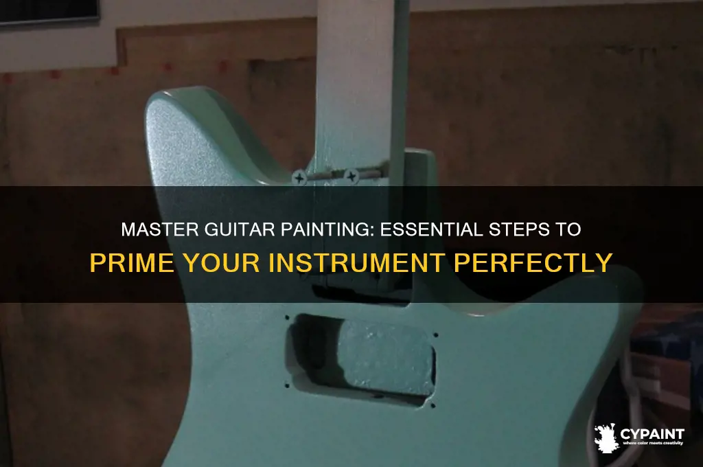 Master Guitar Painting: Essential Steps To Prime Your Instrument ...