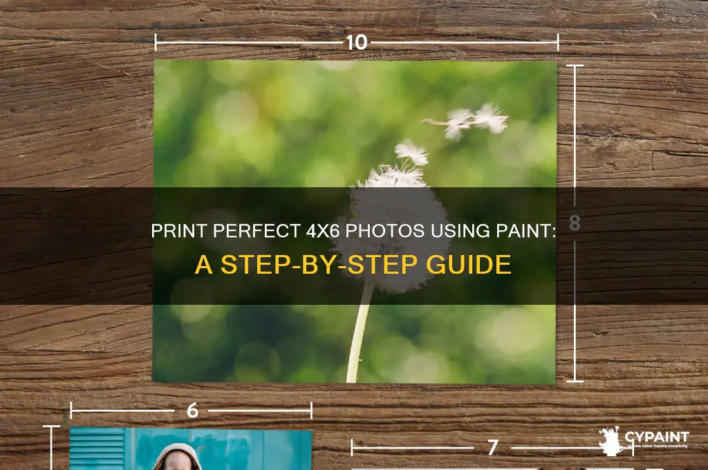 Print Perfect 4X6 Photos Using Paint: A Step-By-Step Guide | CyPaint
