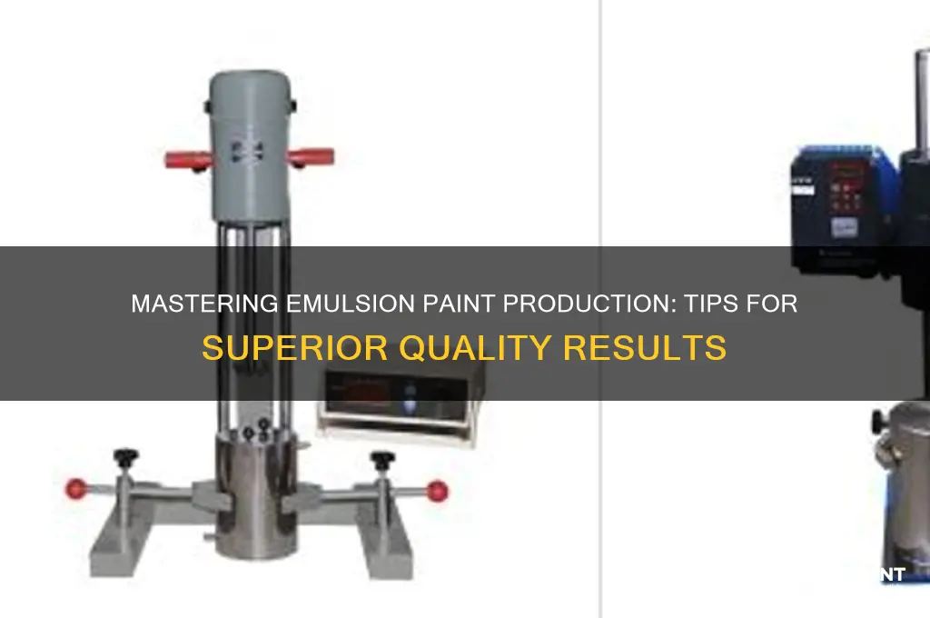 Mastering Emulsion Paint Production: Tips For Superior Quality Results ...