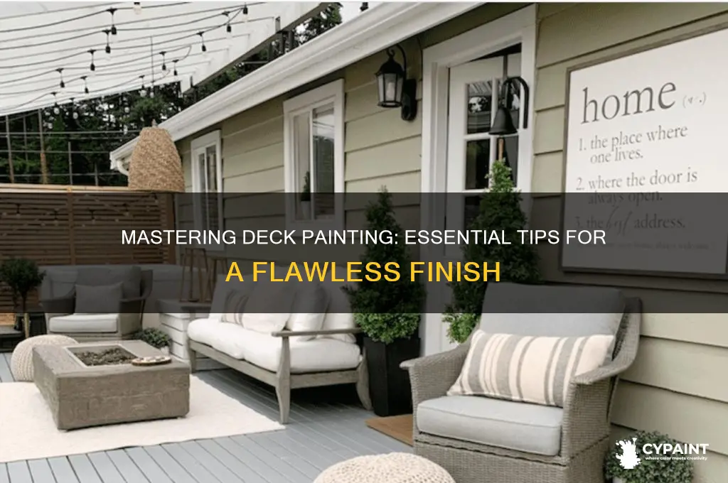 Mastering Deck Painting: Essential Tips For A Flawless Finish | CyPaint