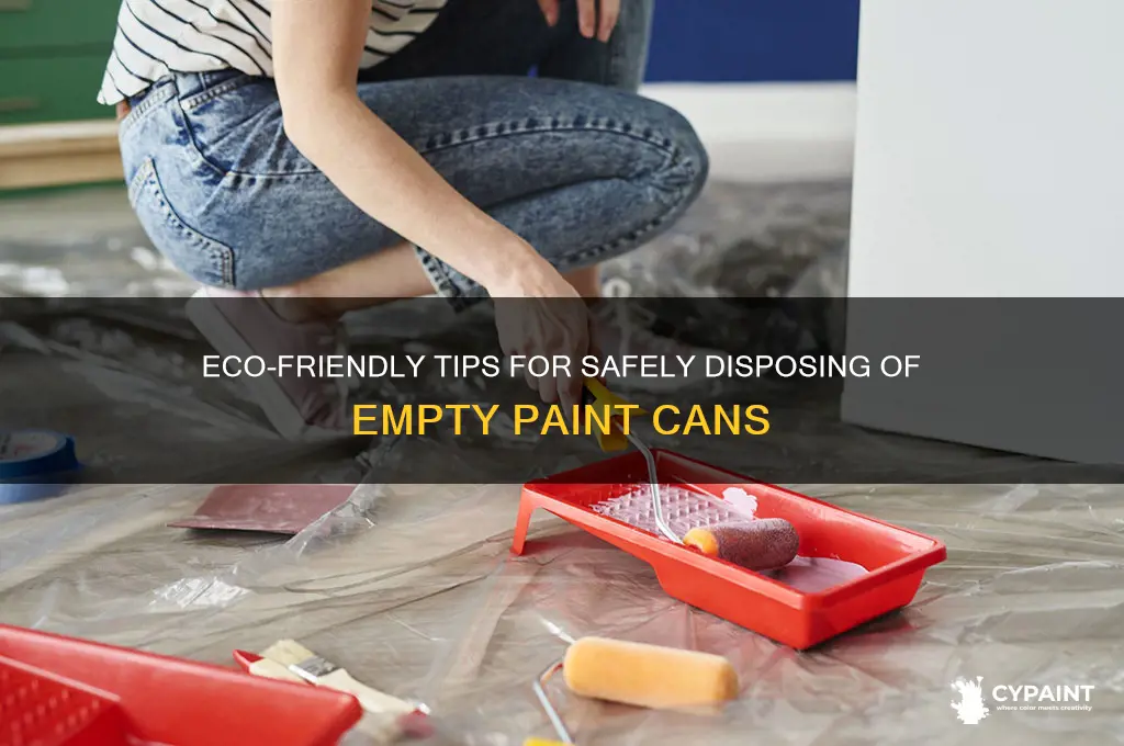 Eco-Friendly Tips For Safely Disposing Of Empty Paint Cans | CyPaint