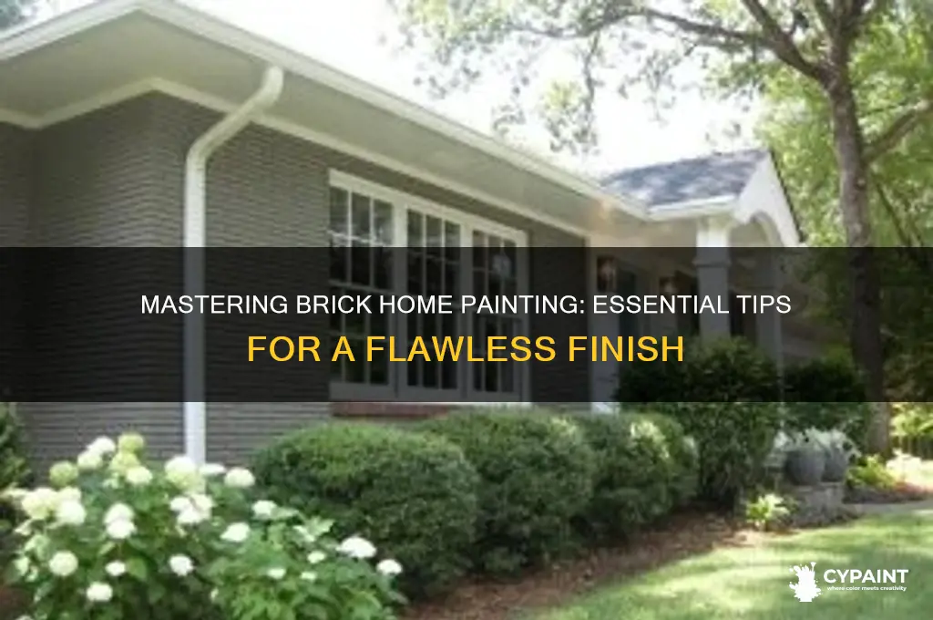 Mastering Brick Home Painting: Essential Tips For A Flawless Finish ...