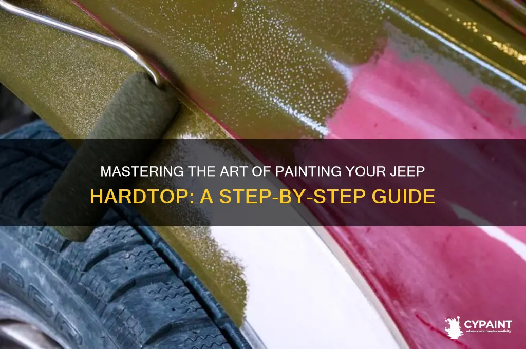 Mastering The Art Of Painting Your Jeep Hardtop: A Step-By-Step Guide ...