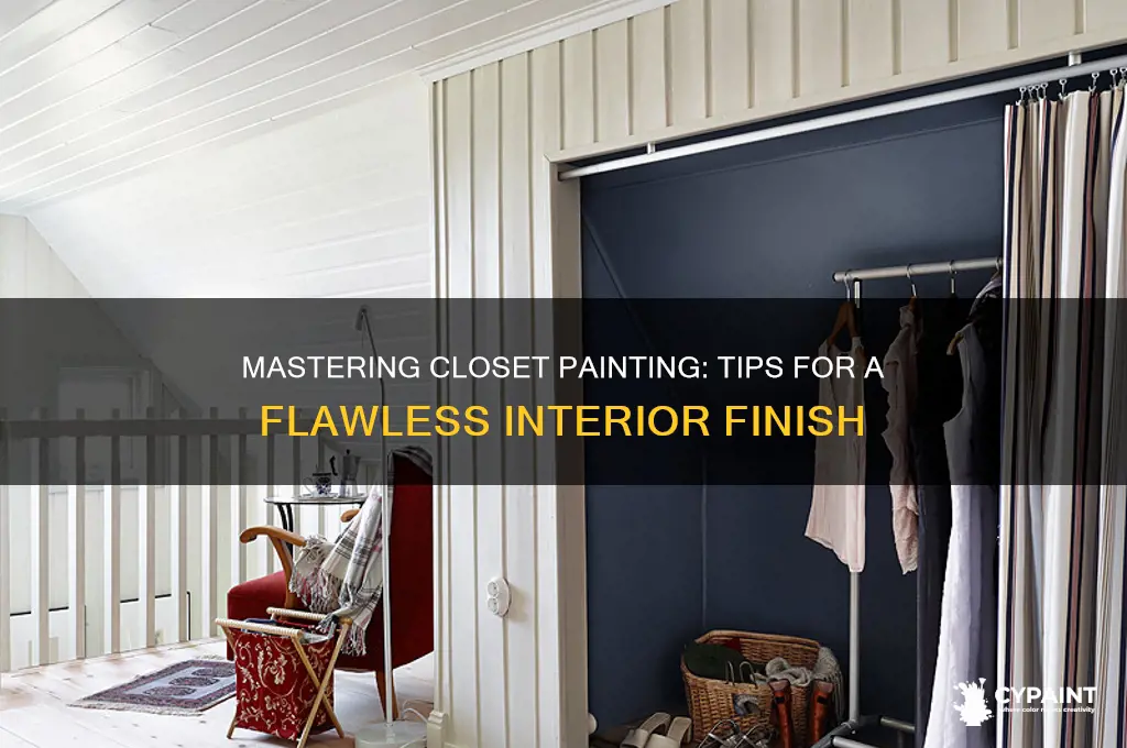 Interesting How To Paint A Closet Photos