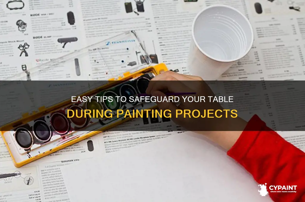 Easy Tips To Safeguard Your Table During Painting Projects | CyPaint