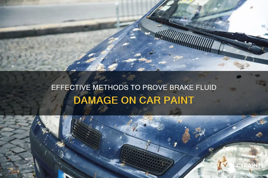 Effective Methods To Prove Brake Fluid Damage On Car Paint | CyPaint
