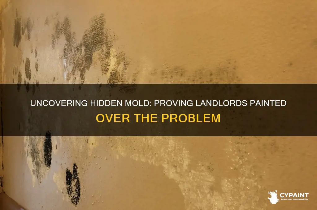 Uncovering Hidden Mold: Proving Landlords Painted Over The Problem ...