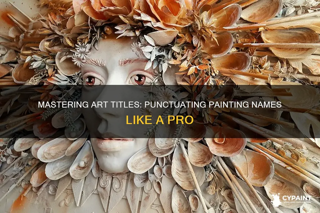 Mastering Art Titles: Punctuating Painting Names Like A Pro | CyPaint