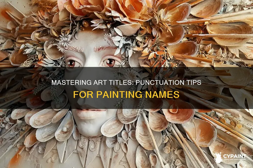 Mastering Art Titles: Punctuation Tips For Painting Names | CyPaint