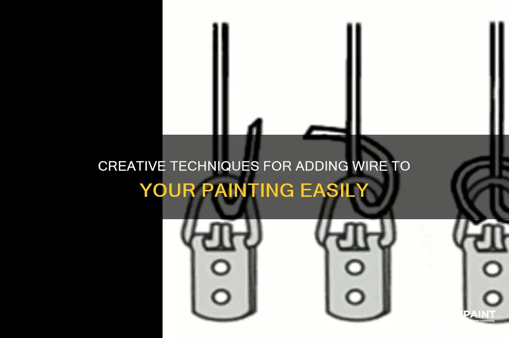 Creative Techniques For Adding Wire To Your Painting Easily | CyPaint
