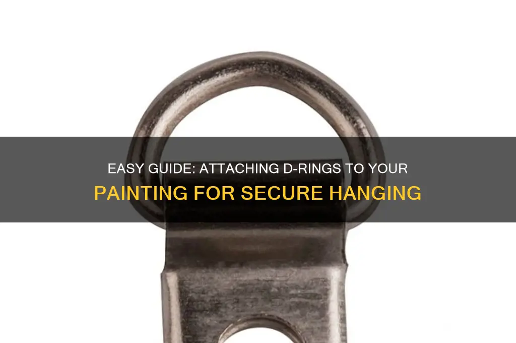 Easy Guide: Attaching D-Rings To Your Painting For Secure Hanging | CyPaint