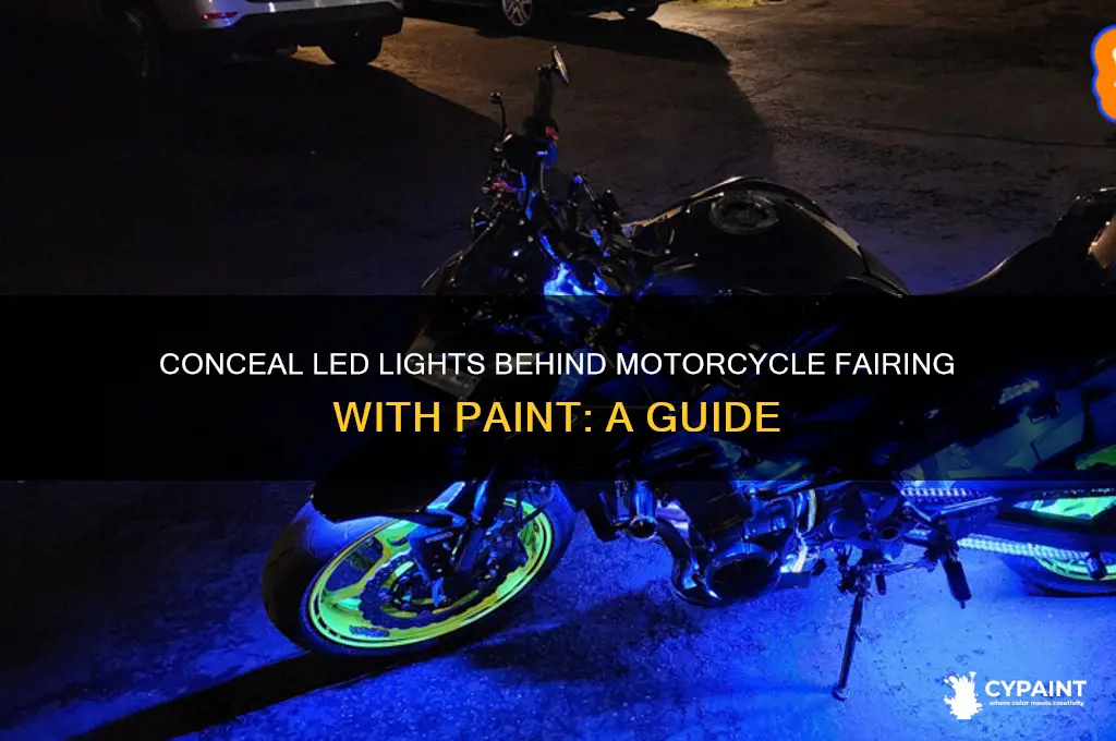 Conceal Led Lights Behind Motorcycle Fairing With Paint: A Guide | CyPaint