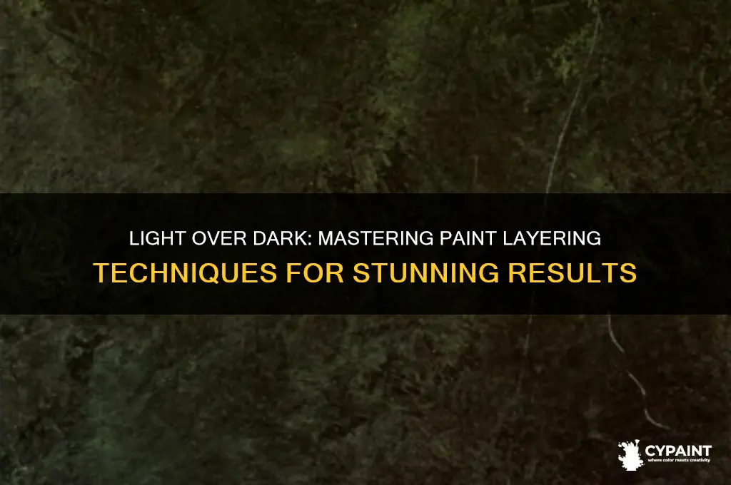 Light Over Dark: Mastering Paint Layering Techniques For Stunning ...
