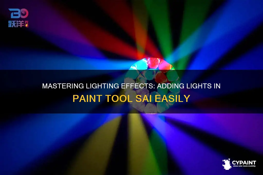 Mastering Lighting Effects: Adding Lights In Paint Tool Sai Easily ...