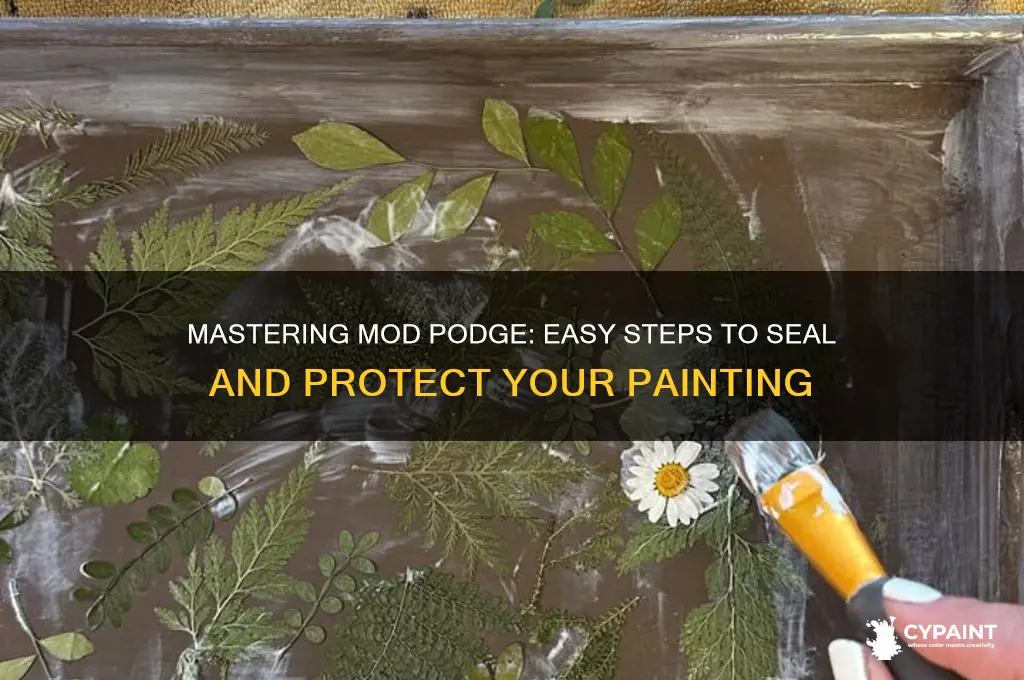 Mastering Mod Podge: Easy Steps To Seal And Protect Your Painting | CyPaint