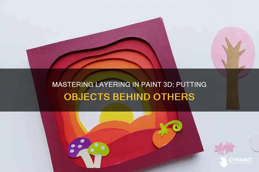 Mastering Layering In Paint 3D: Putting Objects Behind Others | CyPaint