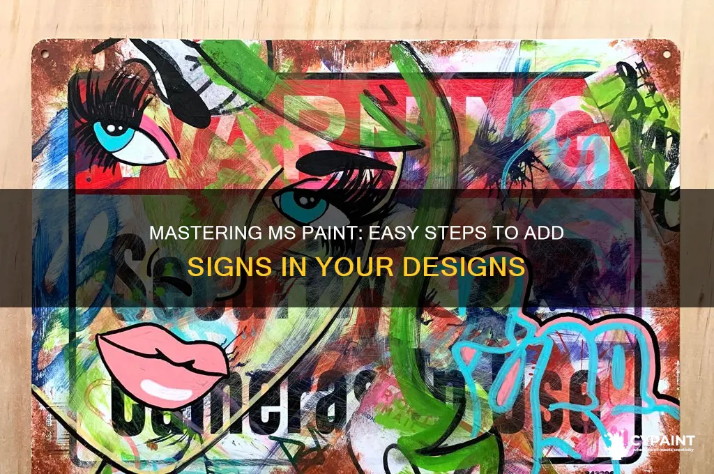 Mastering Ms Paint: Easy Steps To Add Signs In Your Designs | CyPaint