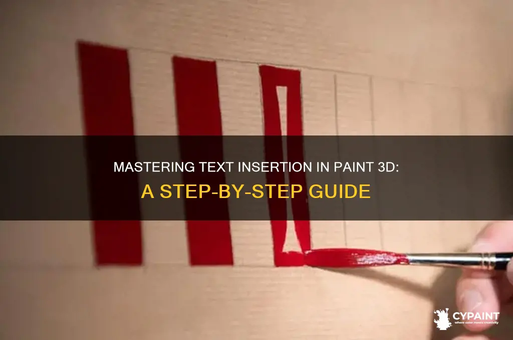 Mastering Text Insertion In Paint 3D: A Step-By-Step Guide | CyPaint