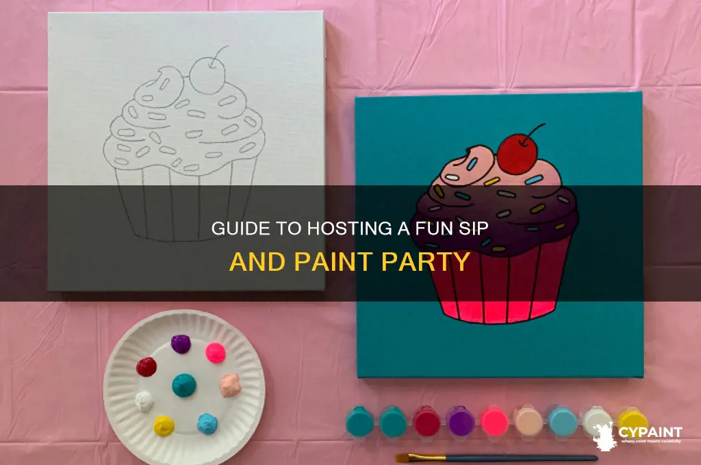 Guide To Hosting A Fun Sip And Paint Party | CyPaint