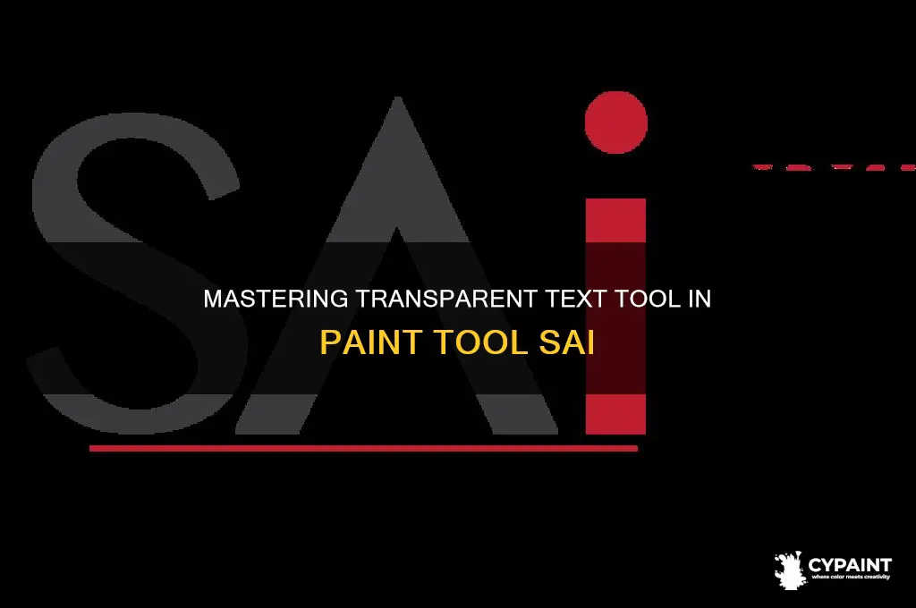 Mastering Transparent Text Tool In Paint Tool Sai | CyPaint