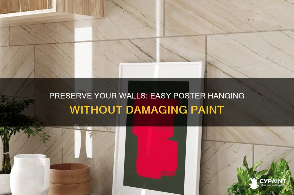 Preserve Your Walls: Easy Poster Hanging Without Damaging Paint | CyPaint