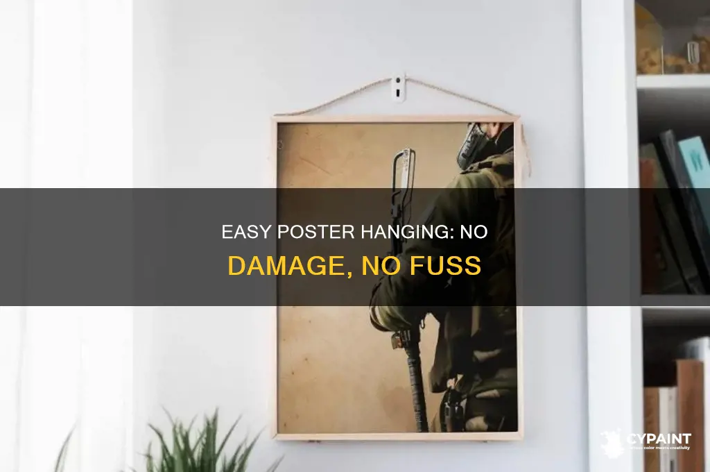 Easy Poster Hanging: No Damage, No Fuss | CyPaint