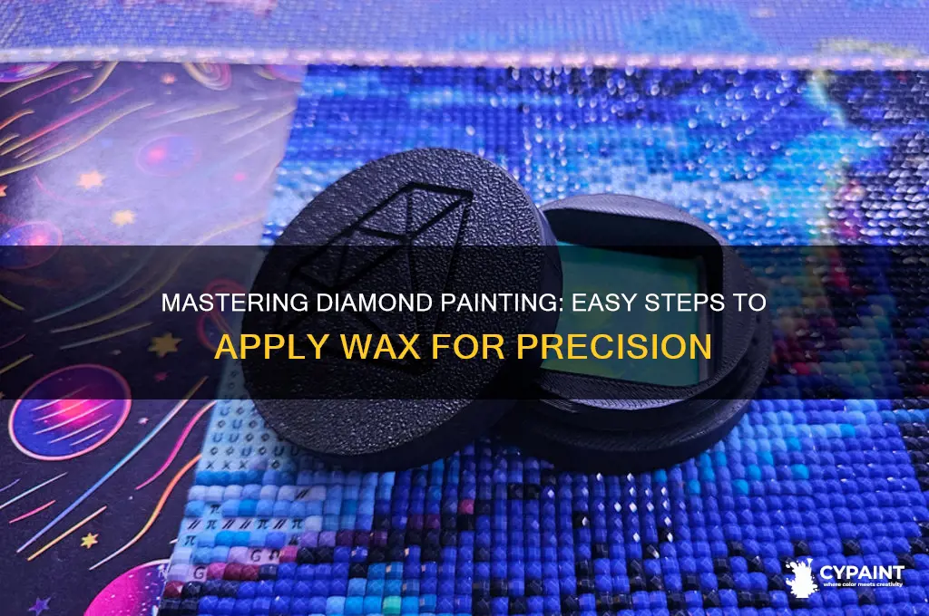 Mastering Diamond Painting: Easy Steps To Apply Wax For Precision | CyPaint