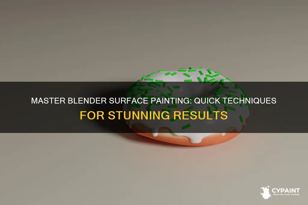 Master Blender Surface Painting: Quick Techniques For Stunning Results ...