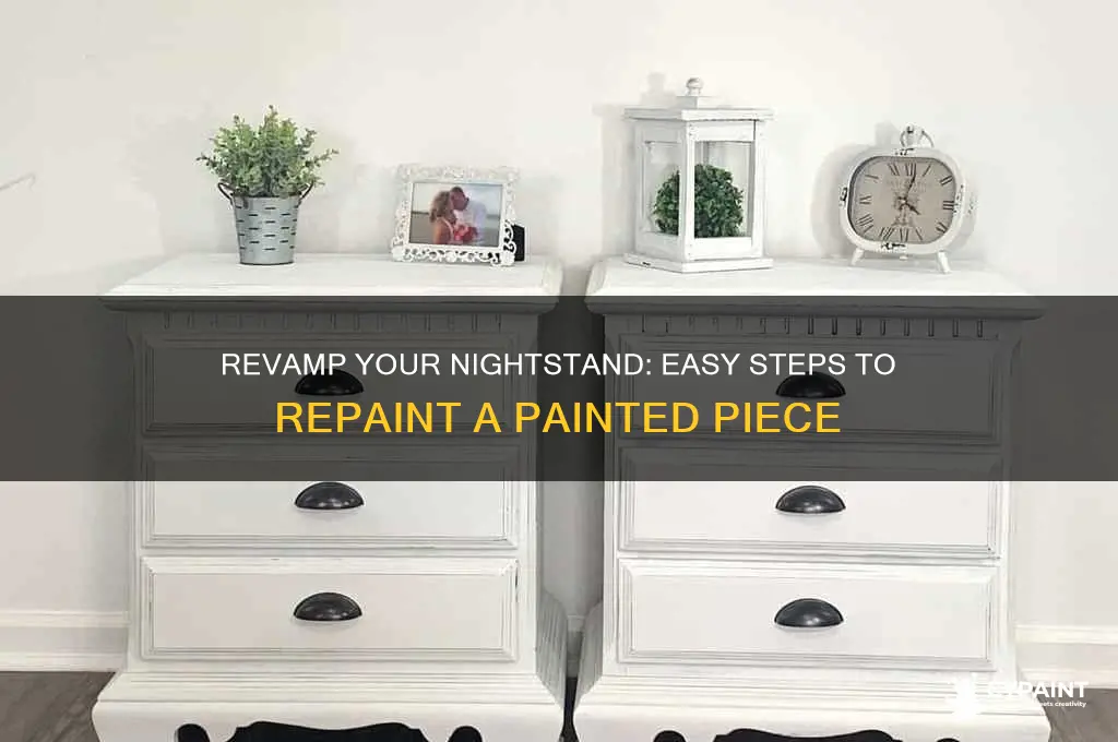Revamp Your Nightstand: Easy Steps To Repaint A Painted Piece | CyPaint