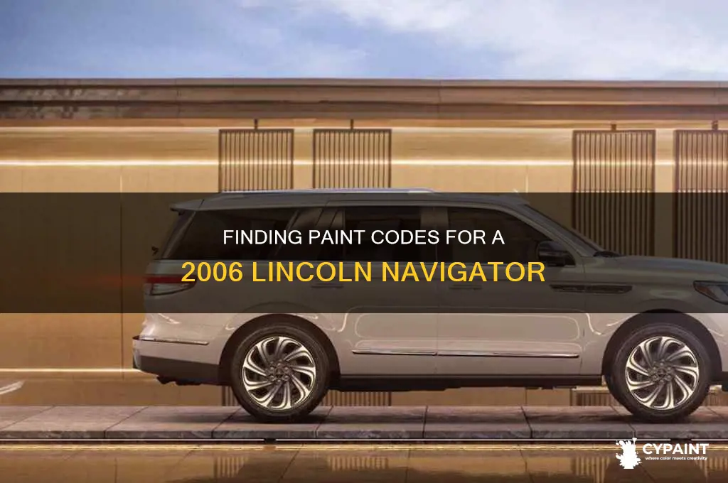 Finding Paint Codes For A 2006 Lincoln Navigator | CyPaint