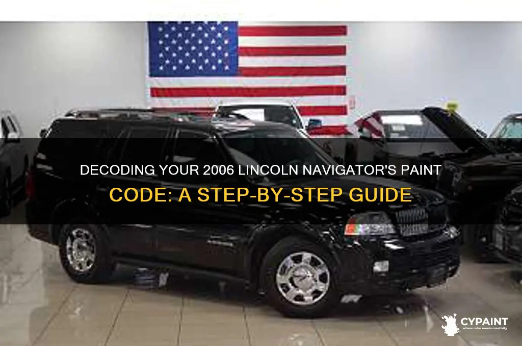 Decoding Your 2006 Lincoln Navigator's Paint Code: A Step-By-Step Guide ...