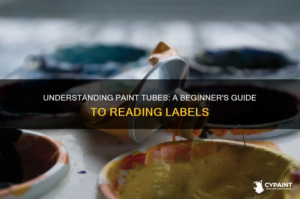 Understanding Paint Tubes: A Beginner's Guide To Reading Labels | CyPaint