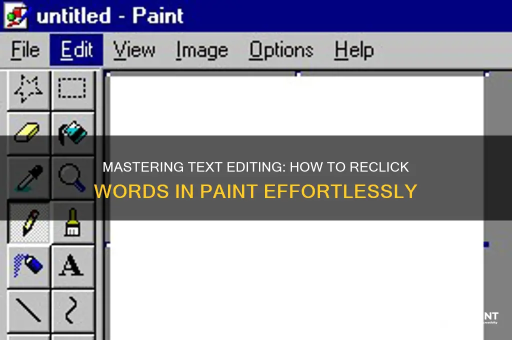 Mastering Text Editing: How To Reclick Words In Paint Effortlessly ...