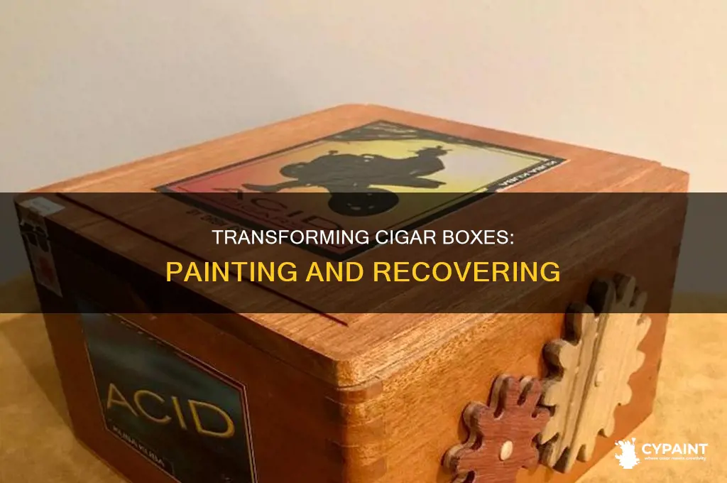 Transforming Cigar Boxes: Painting And Recovering | CyPaint