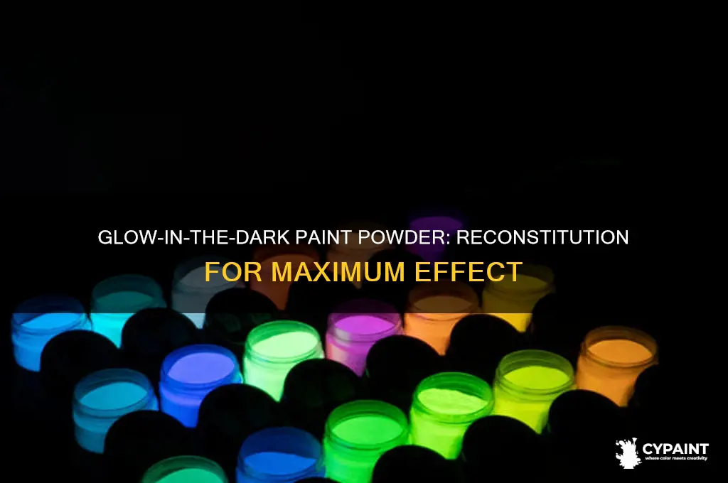 Glow-In-The-Dark Paint Powder: Reconstitution For Maximum Effect | CyPaint