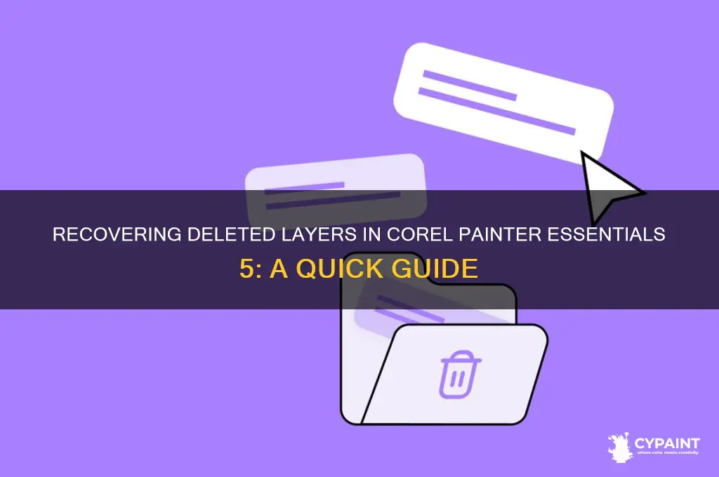 Recovering Deleted Layers In Corel Painter Essentials 5: A Quick Guide ...
