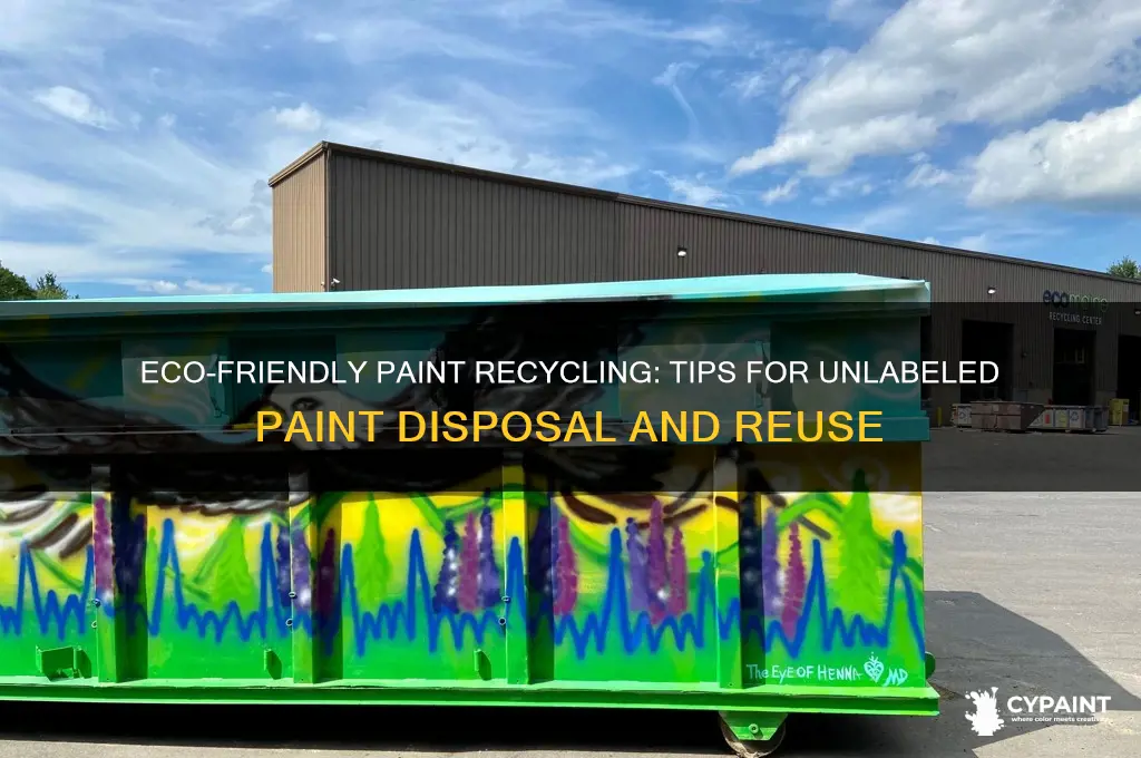 Eco-Friendly Paint Recycling: Tips For Unlabeled Paint Disposal And ...