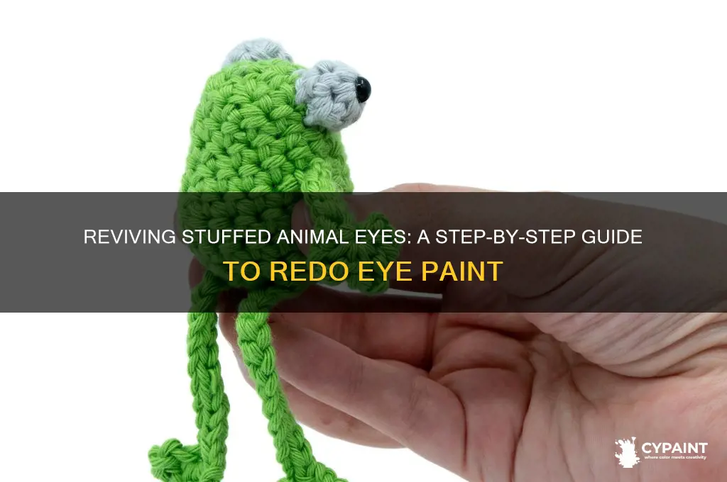 Reviving Stuffed Animal Eyes: A Step-By-Step Guide To Redo Eye Paint ...
