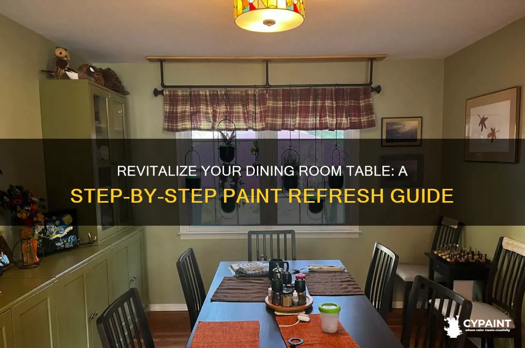 Revitalize Your Dining Room Table: A Step-By-Step Paint Refresh Guide ...