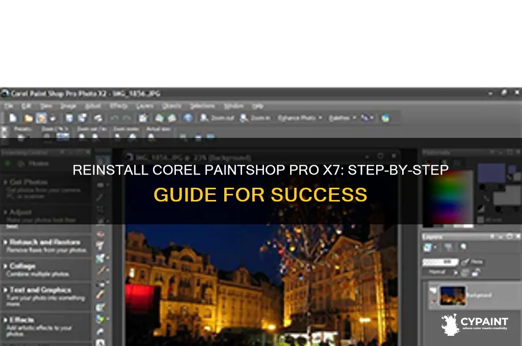 Reinstall Corel Paintshop Pro X7: Step-By-Step Guide For Success | CyPaint