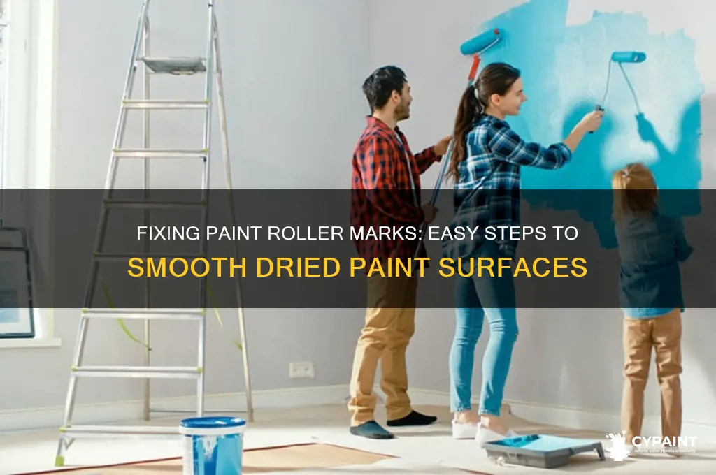 Fixing Paint Roller Marks: Easy Steps To Smooth Dried Paint Surfaces ...