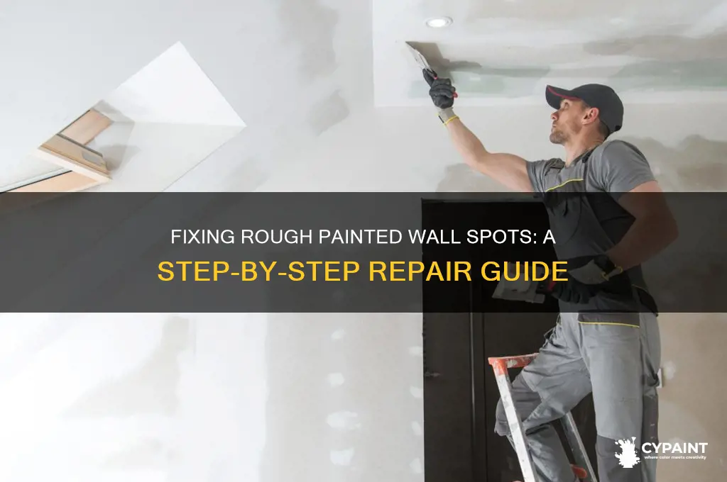 Fixing Rough Painted Wall Spots: A Step-By-Step Repair Guide | CyPaint
