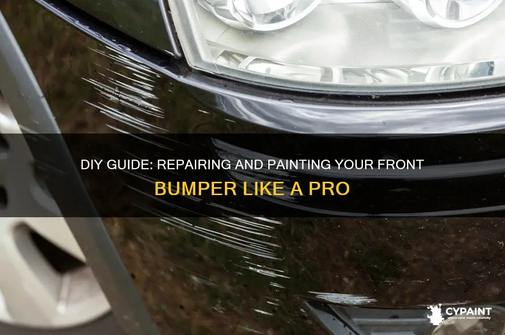 Diy Guide: Repairing And Painting Your Front Bumper Like A Pro | CyPaint