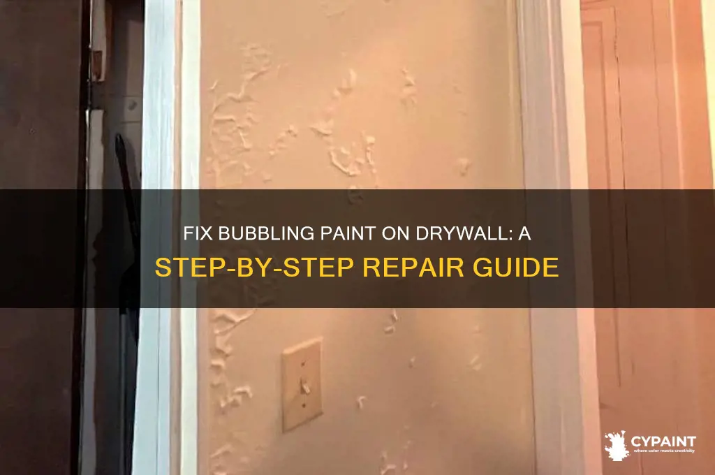 Fix Bubbling Paint On Drywall: A Step-By-Step Repair Guide | CyPaint