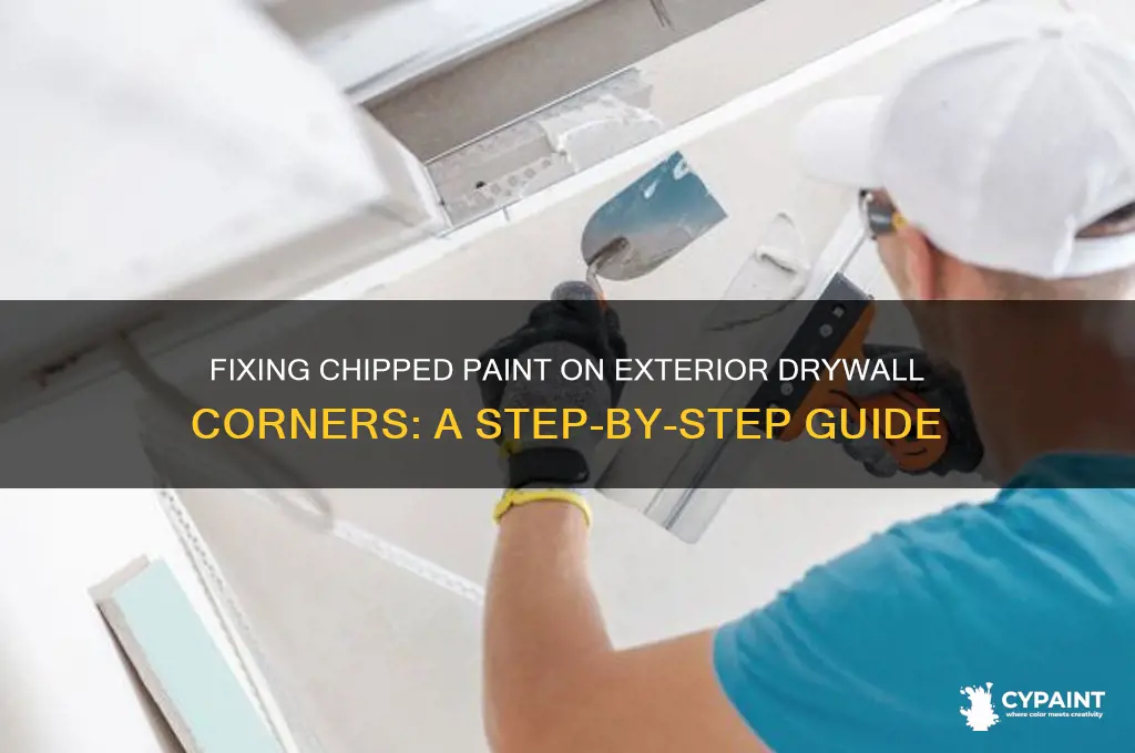 Fixing Chipped Paint On Exterior Drywall Corners: A Step-By-Step Guide ...
