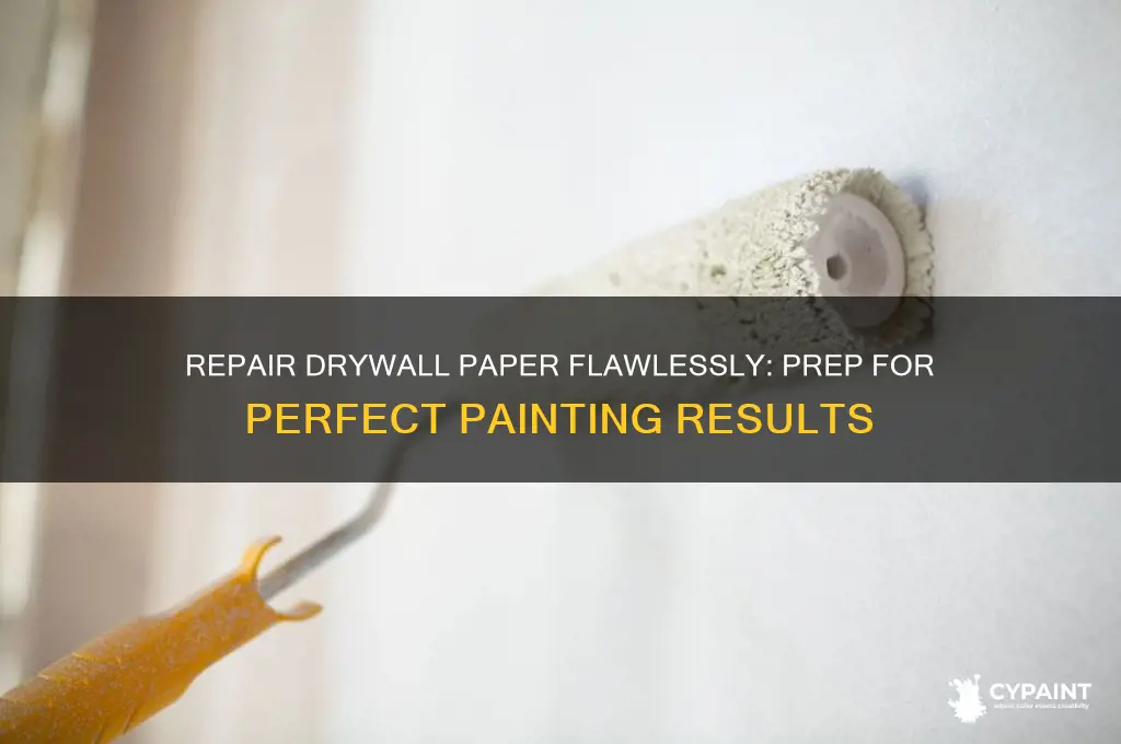 Repair Drywall Paper Flawlessly: Prep For Perfect Painting Results ...